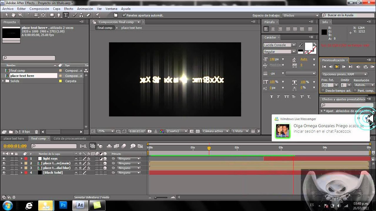Como Hacer Una Intro En after Effects (pack 20 intros editables) - YouTube