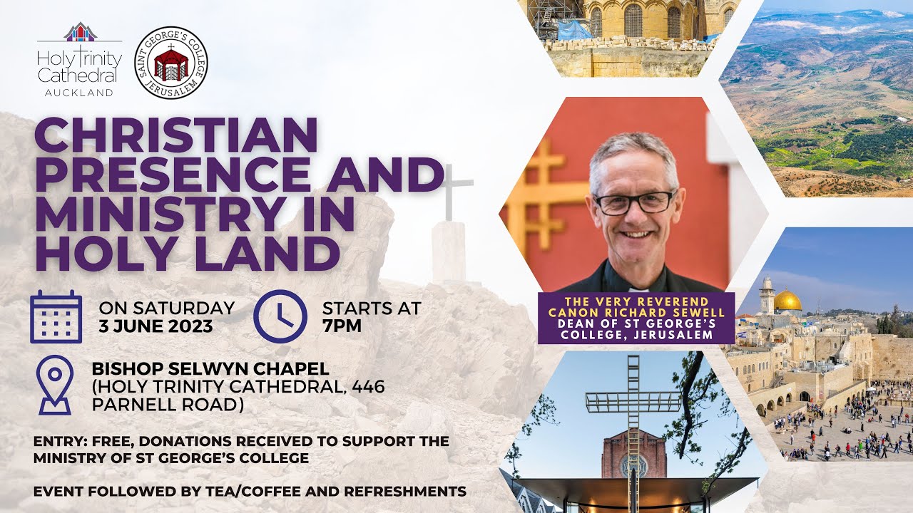 Christian Presence and Ministry in Holy Land talk by the Rev Canon ...