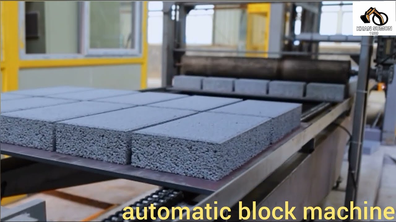2022 Unicke Full automatic block machine in Bangladesh - YouTube