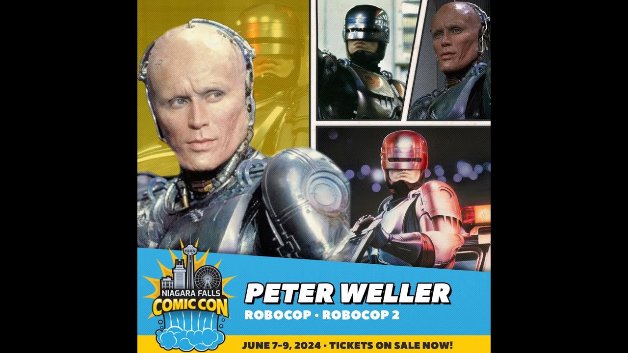 Dr. Peter Weller at Niagara Falls Comic Con 2024 - YouTube