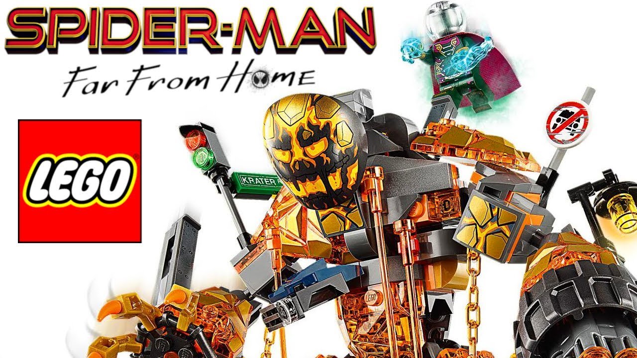 Spider Man Far From Home Molten Man Battle 76128 Marvel LEGO Review ...