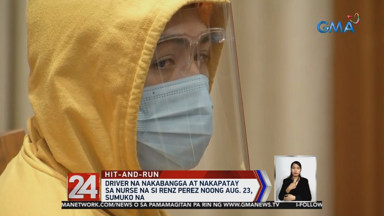 24 Oras: Driver na nakabangga at nakapatay kay Renz Perez, sumuko na - YouTube