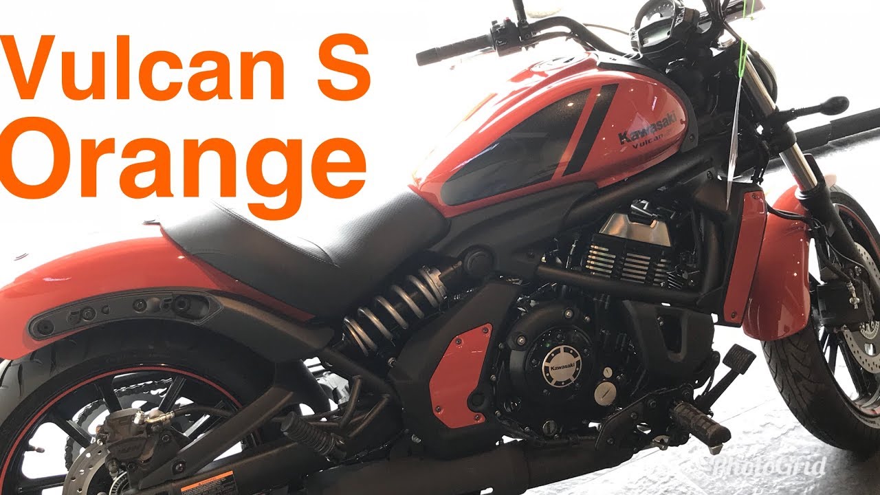 2018 kawasaki vulcan s | pearl lava orange colour | quick look - YouTube