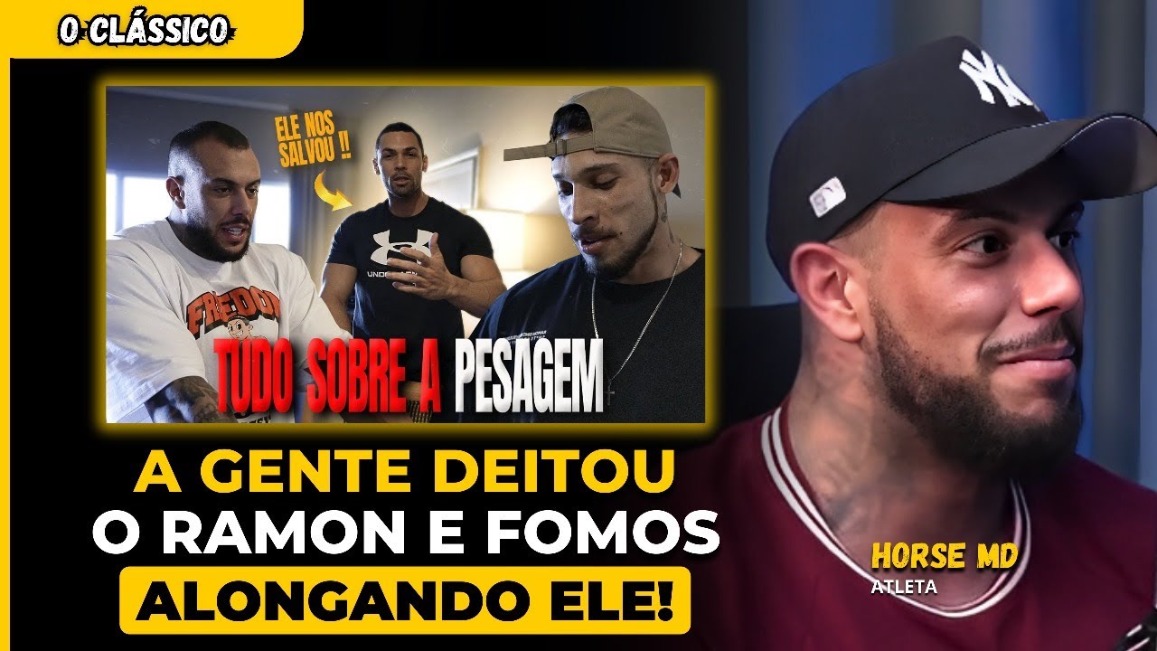 MARCELLO HORSE RELEMBRA PERRENGUE na PESAGEM de RAMON DINO no MR ...