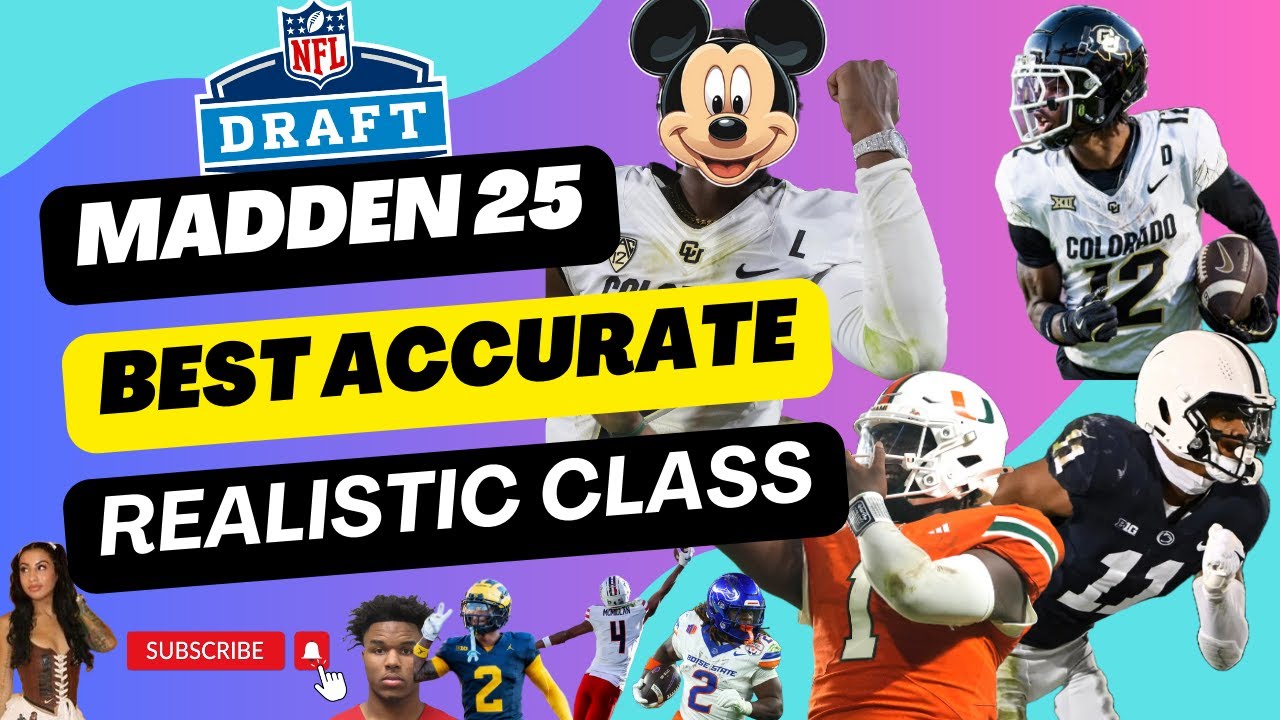 I Created the BEST Realistic Madden 25 Draft Class! - YouTube