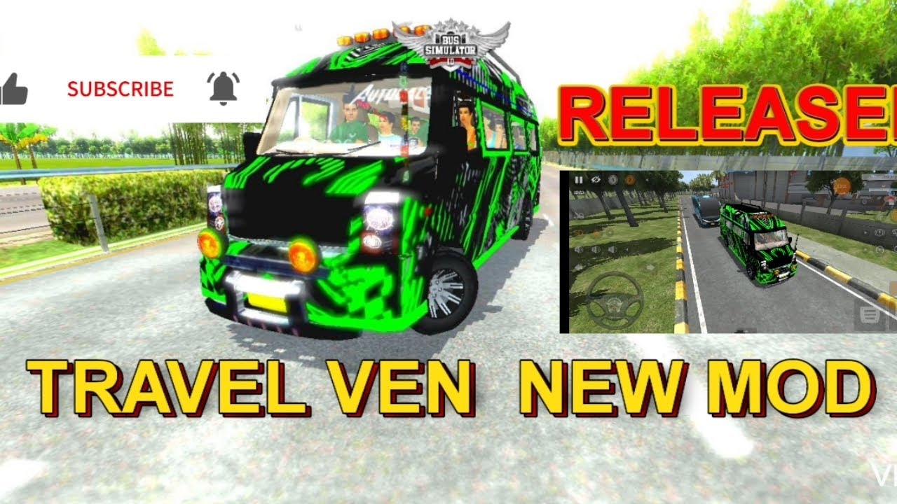 🤩travel 🤩ven new mod bus simulator Indonesia😎 - YouTube