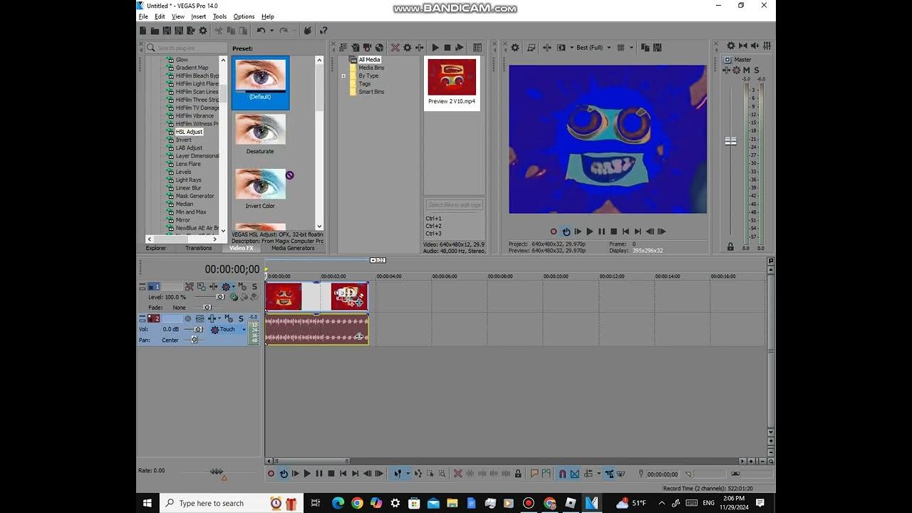 How To Make G Major 29 On Vegas Pro 14 - YouTube
