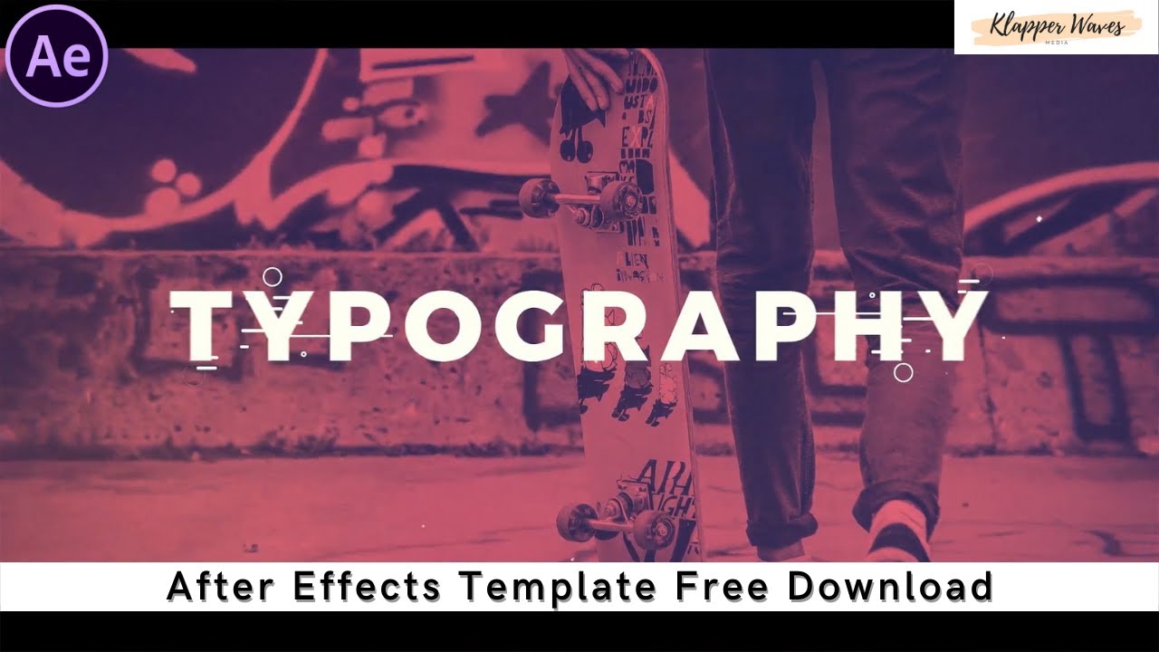 Fast Typography - Free Download After Effects Templates - YouTube