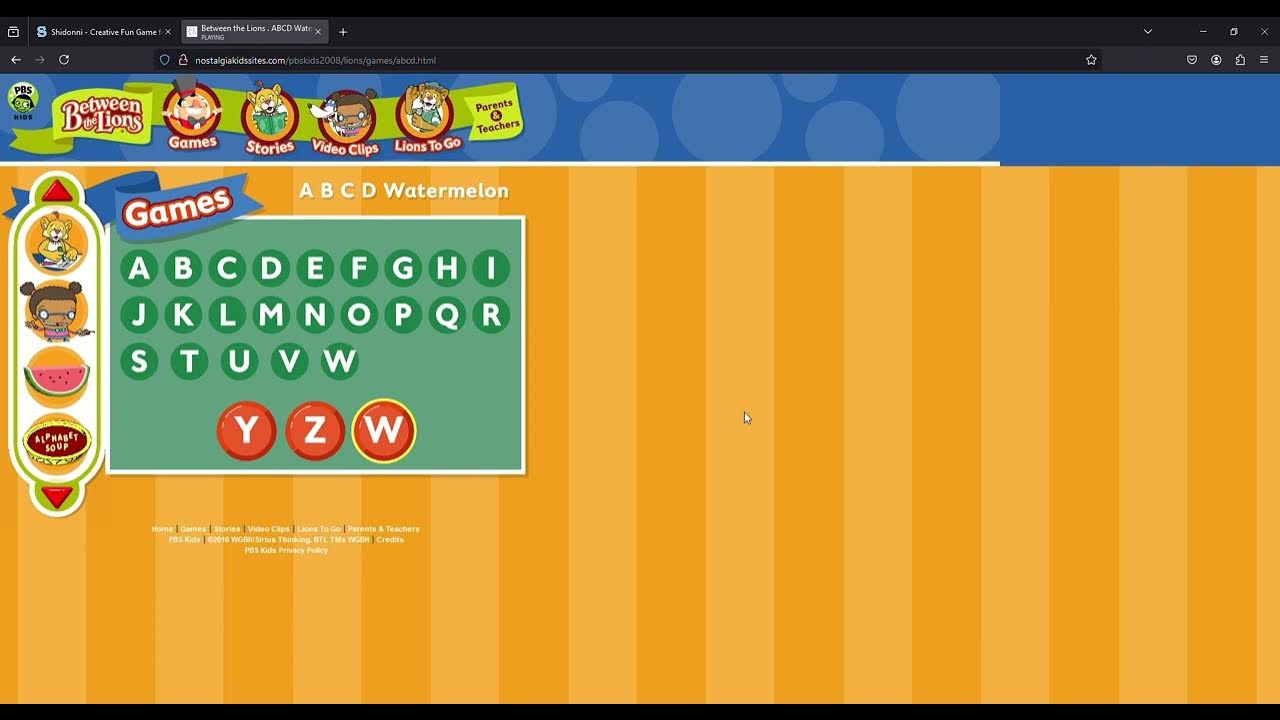 PC Longplay - Between the Lions - PBS KIDS Webpage [Fixing] - YouTube