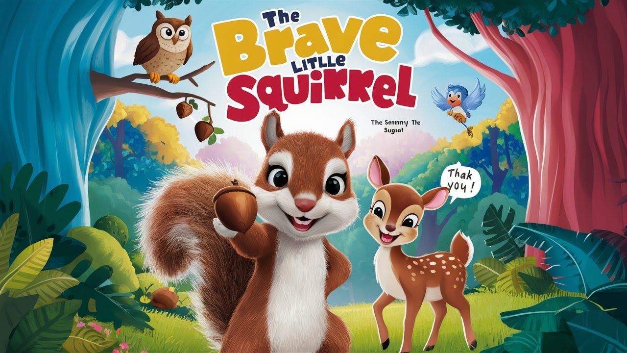The Brave Little Squirrel | Kids Story | Moral Story | Short Stories ...