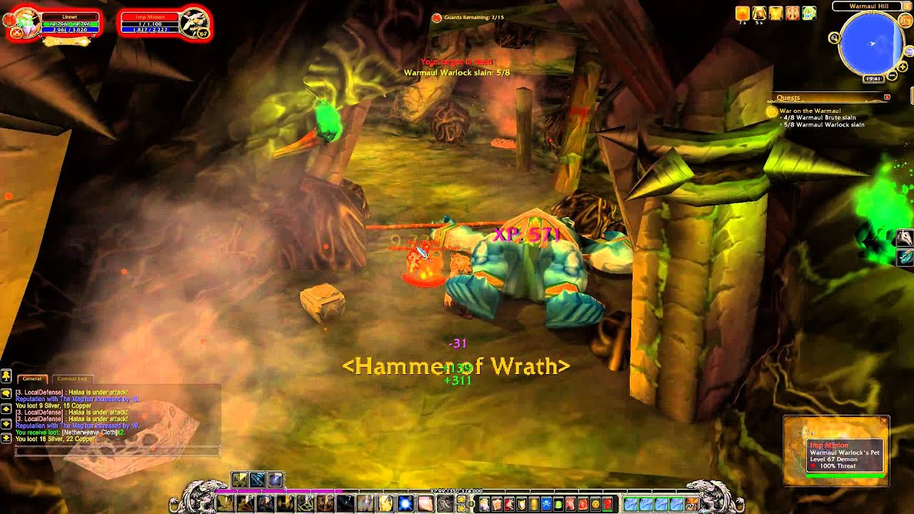 War on the Warmaul Quest Playthrough - Nagrand - YouTube