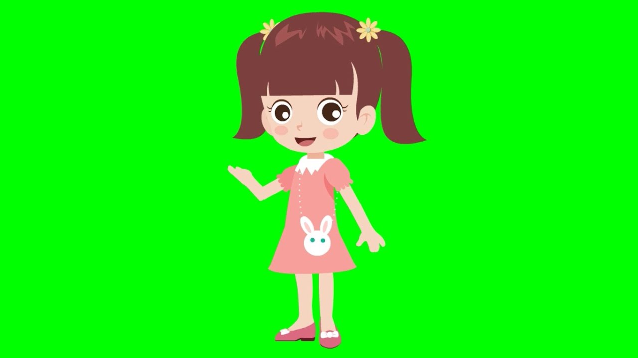 Cute Girl Greenscreen | Copyright free | Greenscreen #greenscreen # ...