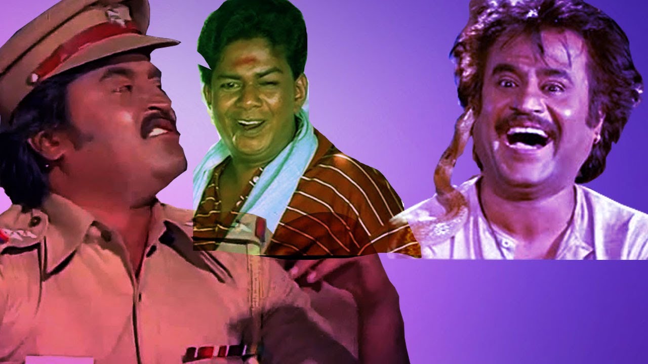 Superhit Comedy Collection Of Rajinikanth in Kollywood | Snake Comedy ...