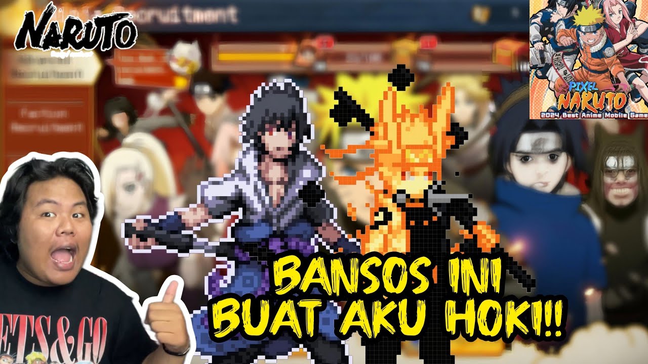 Habis 150x Gacha dari Bansos! Ninja Jempol Pertama di Pixel Naruto ...