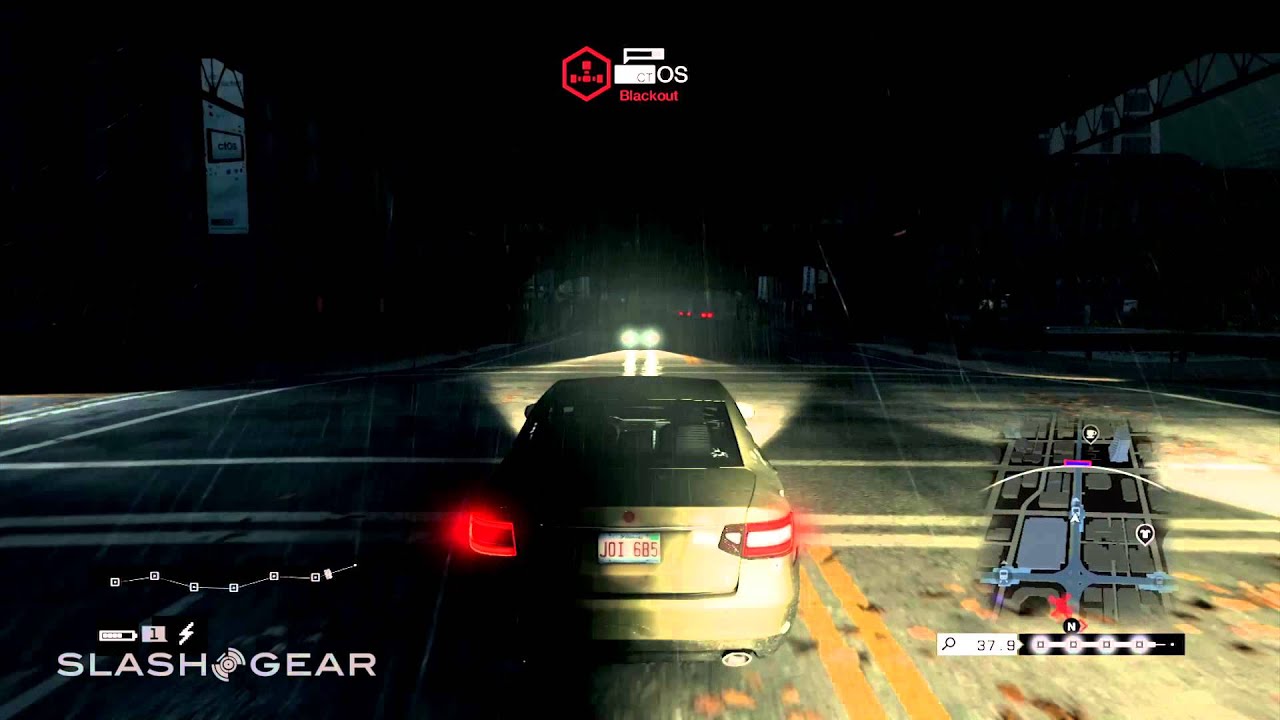 Watch Dogs Blackout Buton