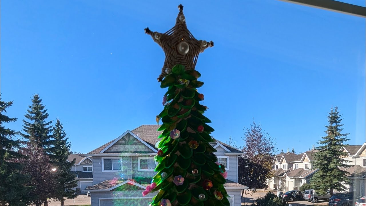 DIY how to make CHRISTMAS TREE from waste material @zcraftcreations ...