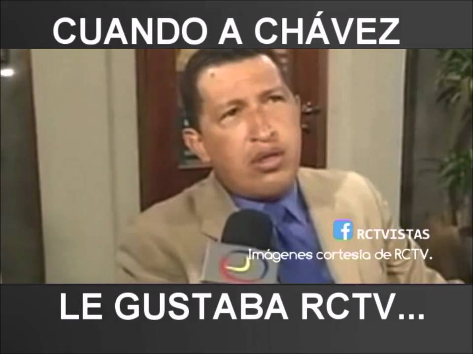 Cuando a Chávez le gustaba RCTV - YouTube