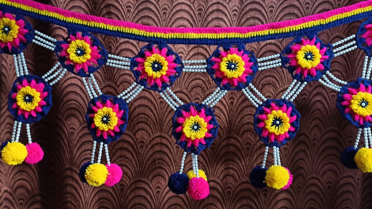 Easy gate parda design for festivals ll door hanging ll गेट परदा ll गेट ...