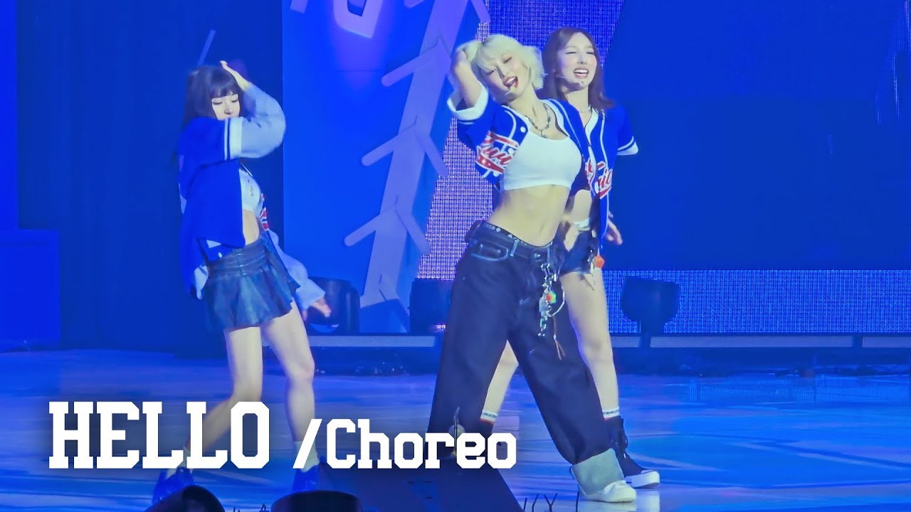 241020 TWICE - HELLO (A cappella + Choreo) | 4K HDR | 2024 TWICE ...