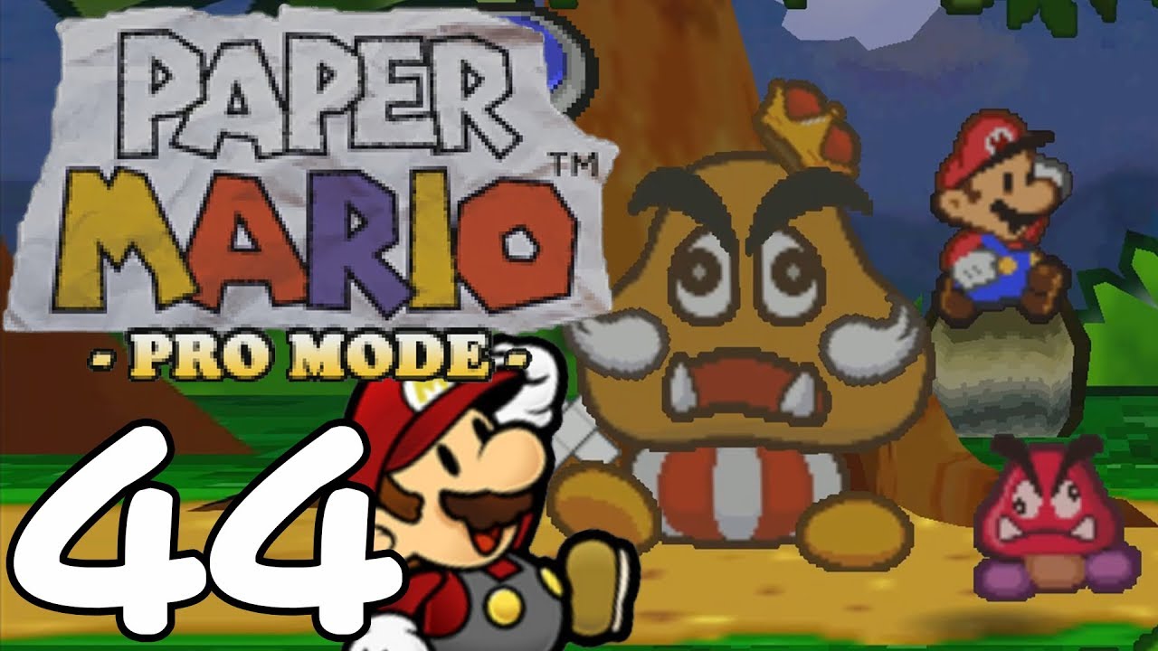 Paper Mario Pro Mode BLIND [44] "Bootleg Bash" - YouTube