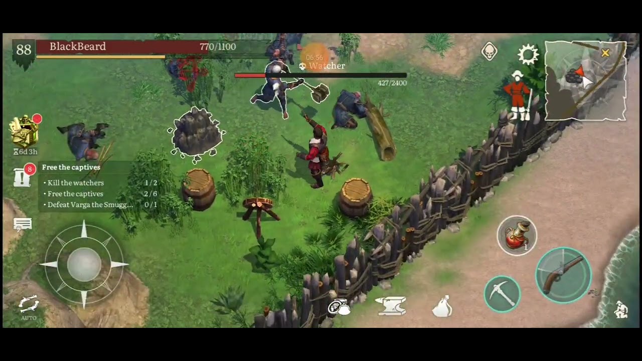 Mutiny Pirate Survival Pirate Camp 3 Cleared - YouTube