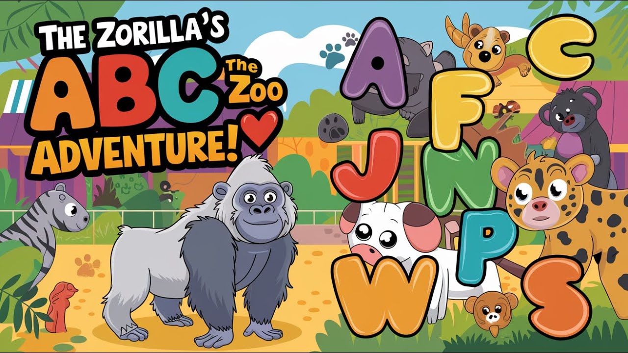 The Zorilla’s ABC Zoo Adventure! 🦓🔤🐾 - YouTube