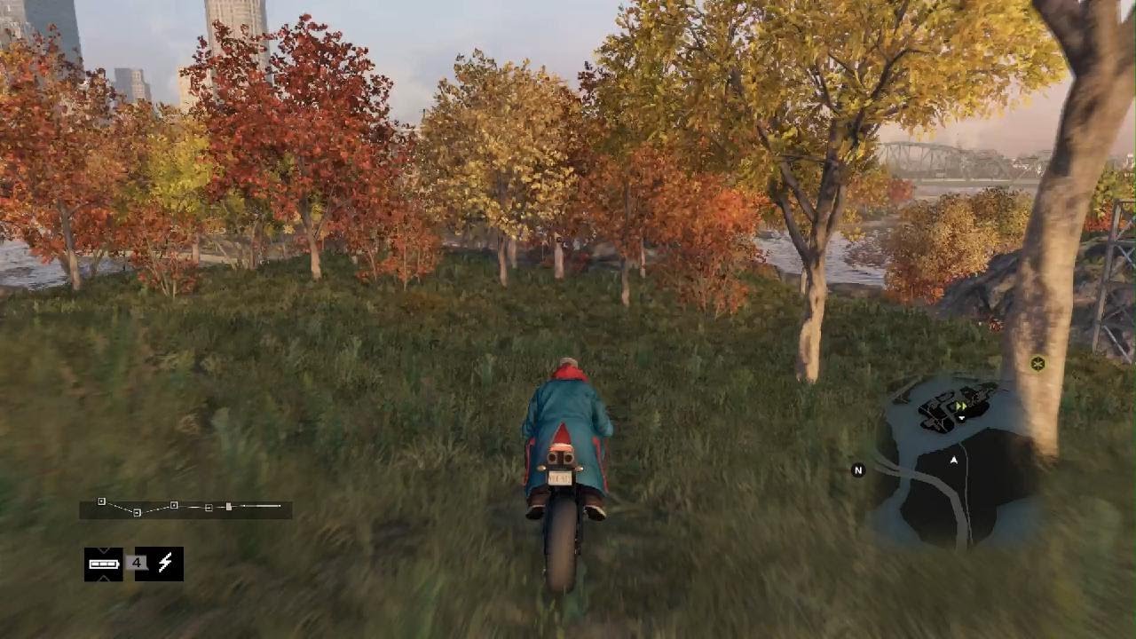 WATCH_DOGS Swivel Bridge Bike Jump - YouTube
