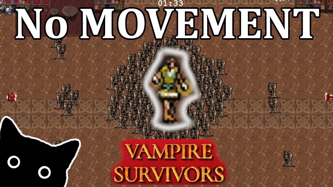 PENTAGRAM Only NO Movement | Vampire Survivors Gameplay - YouTube