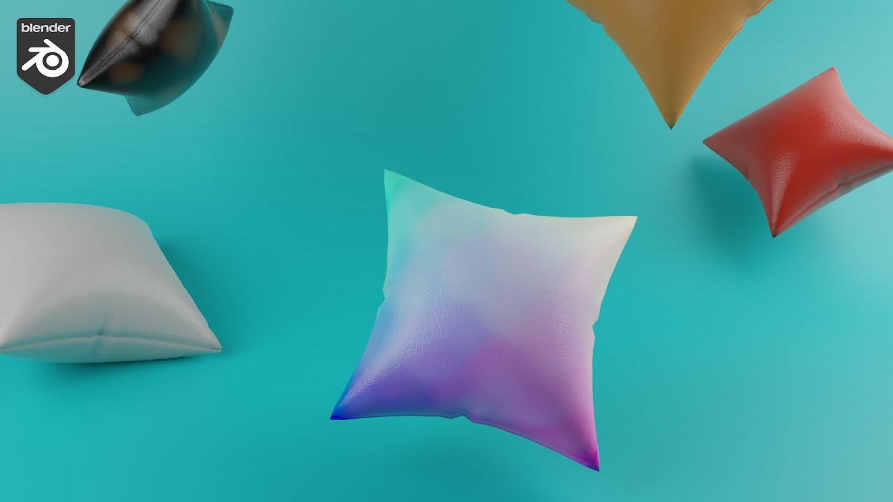 Plush Pillow Cushion Tutorial: Blender Masterclass for Comfy 3D Renders ...