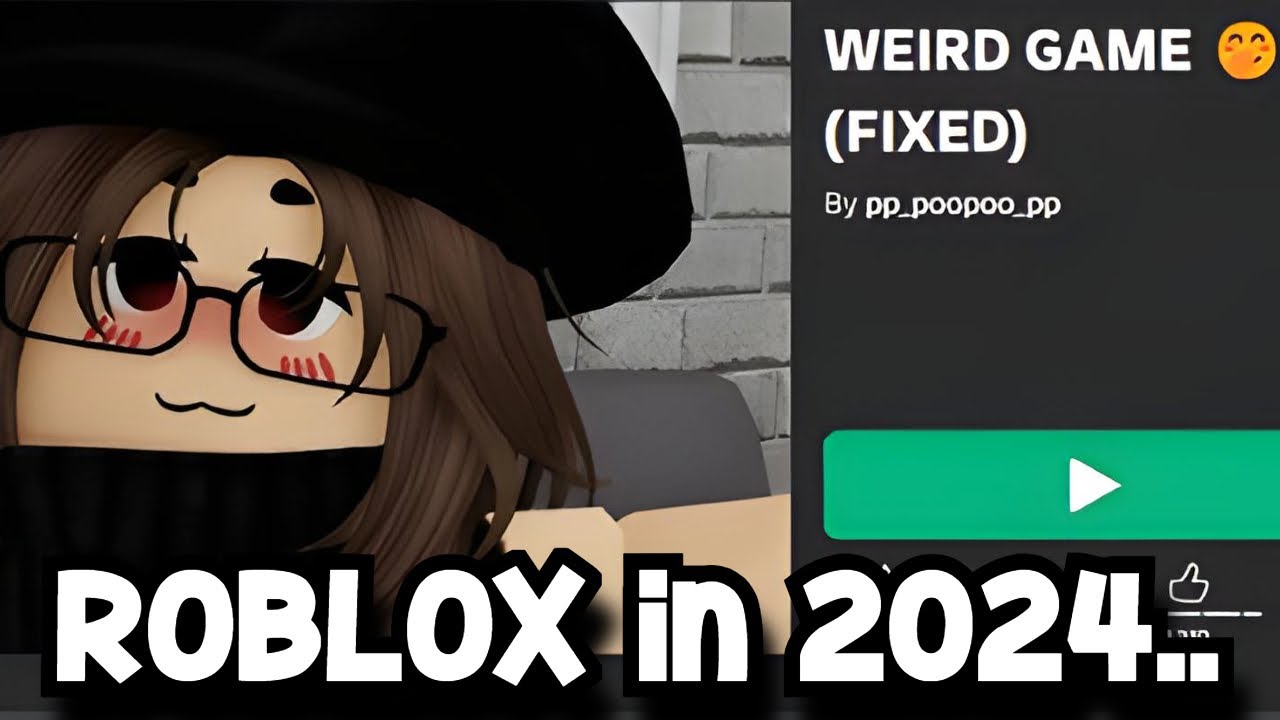 Playing a WEIRD ROBLOX game.. - YouTube