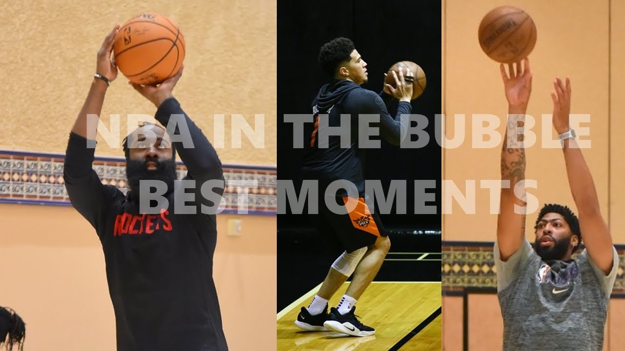 JAMES HARDEN FIRST PRACTICE! DEVIN BOOKER CRAZY 1 ON 1! NBA IN THE ...