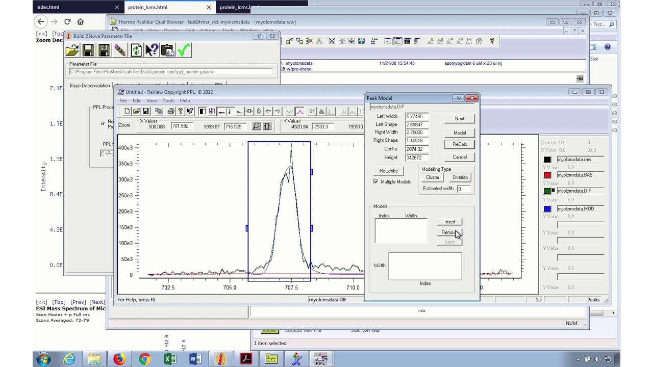 ProMass HR: PPL Peak Modeling - YouTube