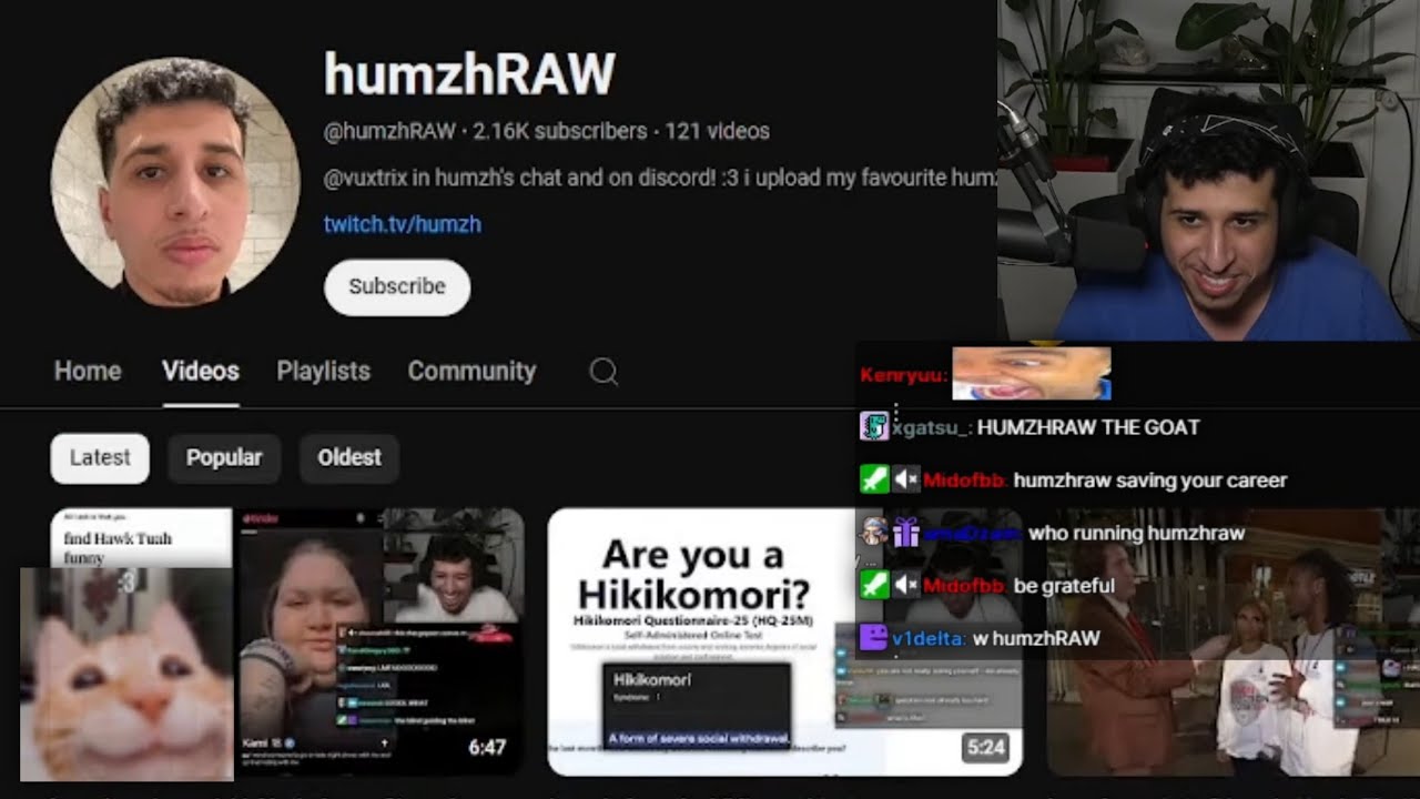humzh mentions humzhRAW on stream AGAIN OOOO - YouTube