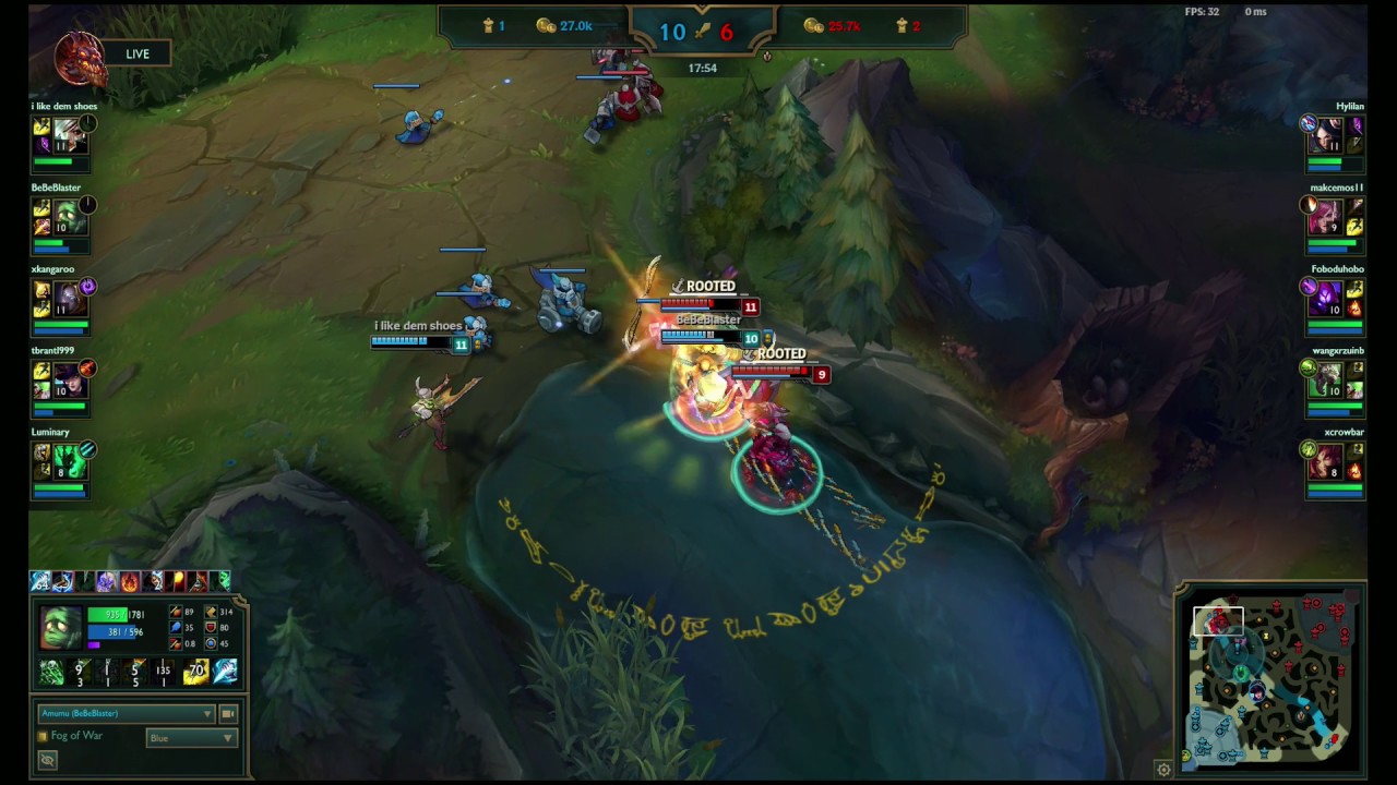 League Of Legends - Ranked Amumu Jungle gameplay - YouTube