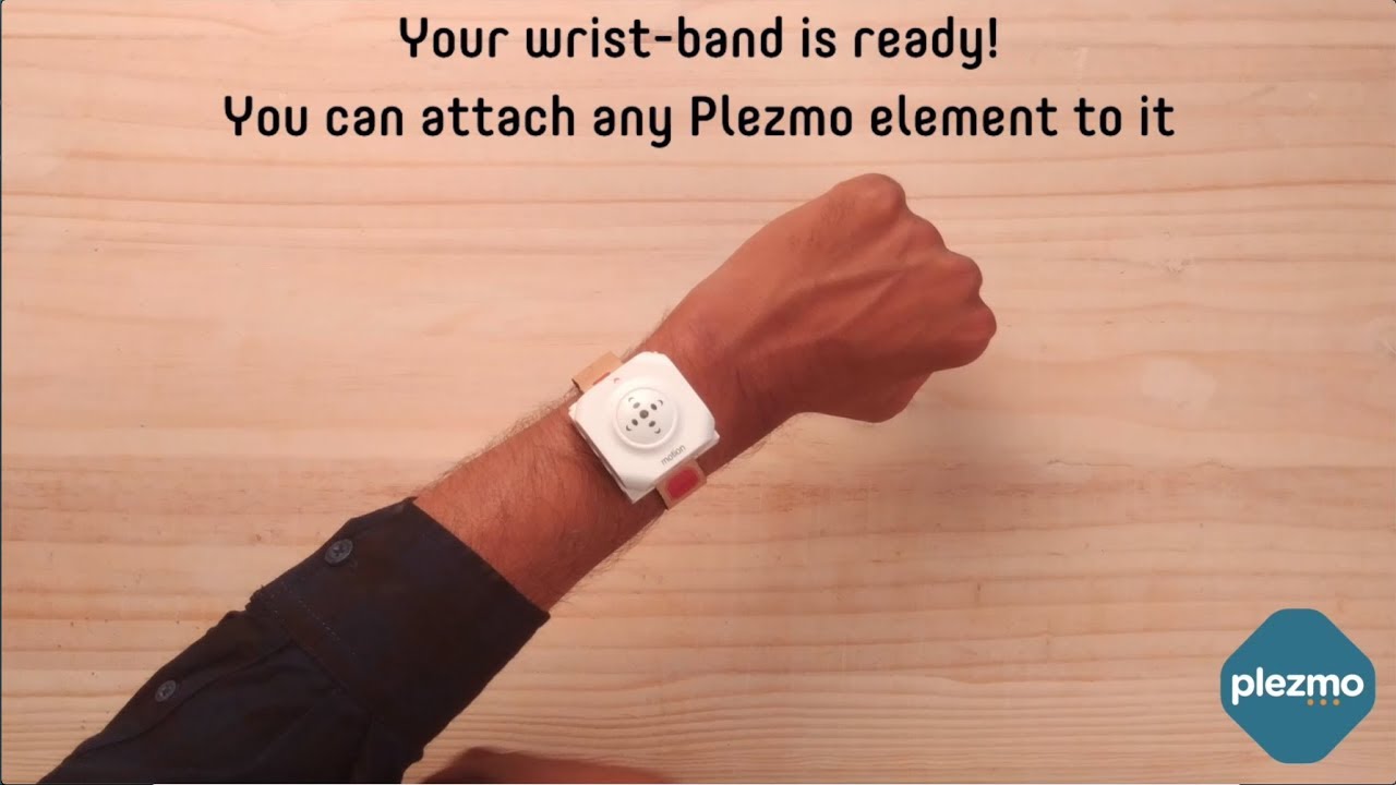 How to convert a Plezmo® element into a wearable using wrist band ...