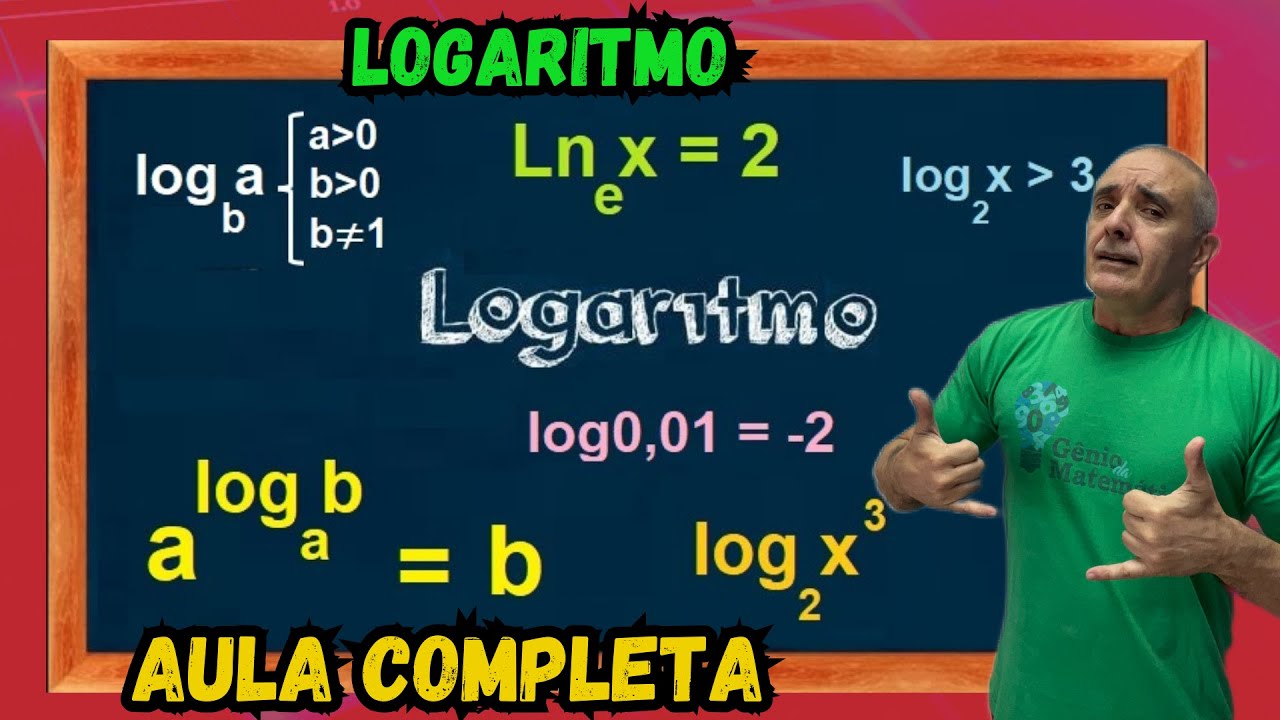 Logaritmo 8 Tópicos que Você Precisa Saber [Aula 1] - YouTube