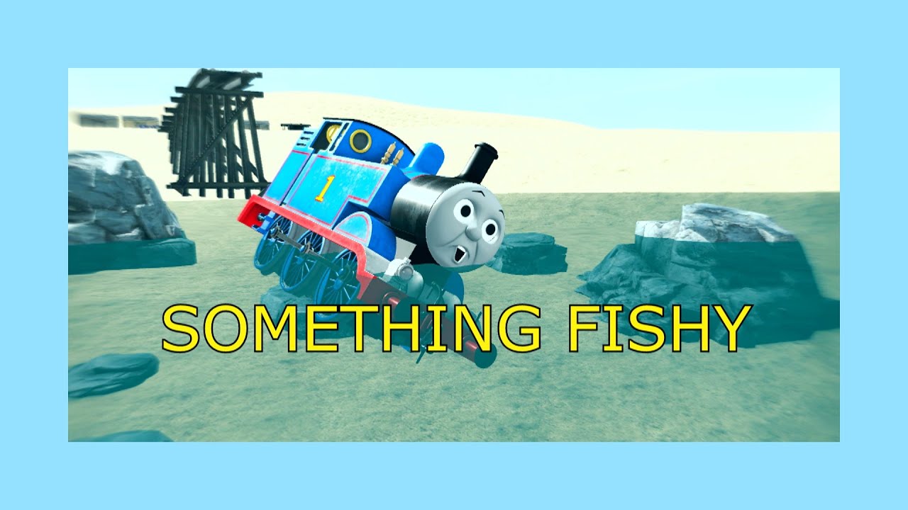 THOMAS FALLEN IN THE WATER | (Trainz Remake Clip - Something Fishy ...