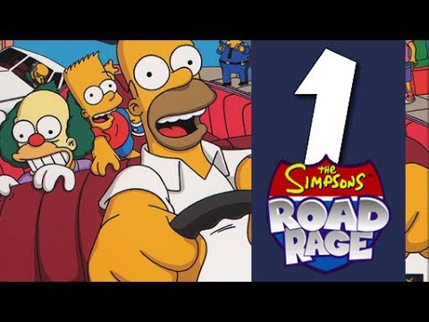 Lets Play The Simpsons Road Rage - YouTube