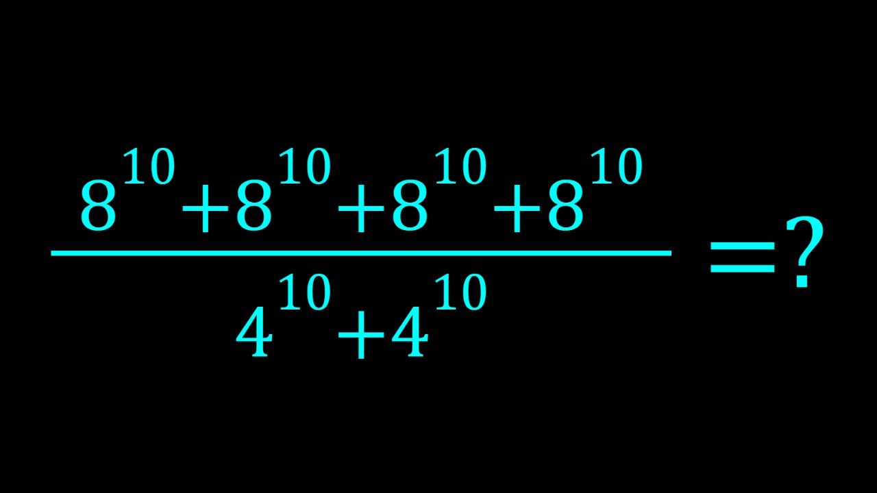 Simplifying A Rational Exponential Expression - YouTube