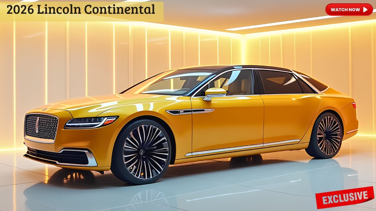 2026 Lincoln Continental Finally Here – Detail Exterior & New Feature ...