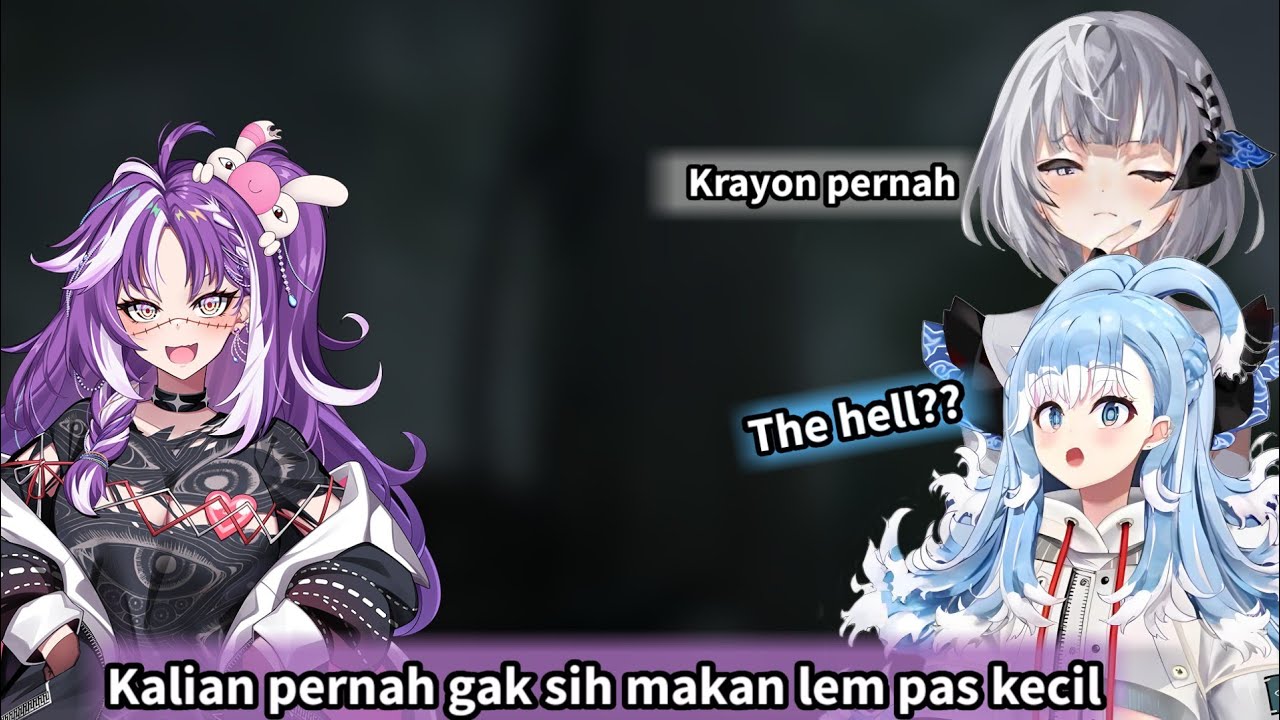 Michi yang nanya ke Zeta pernah makan lem atau gak pas kecil - YouTube