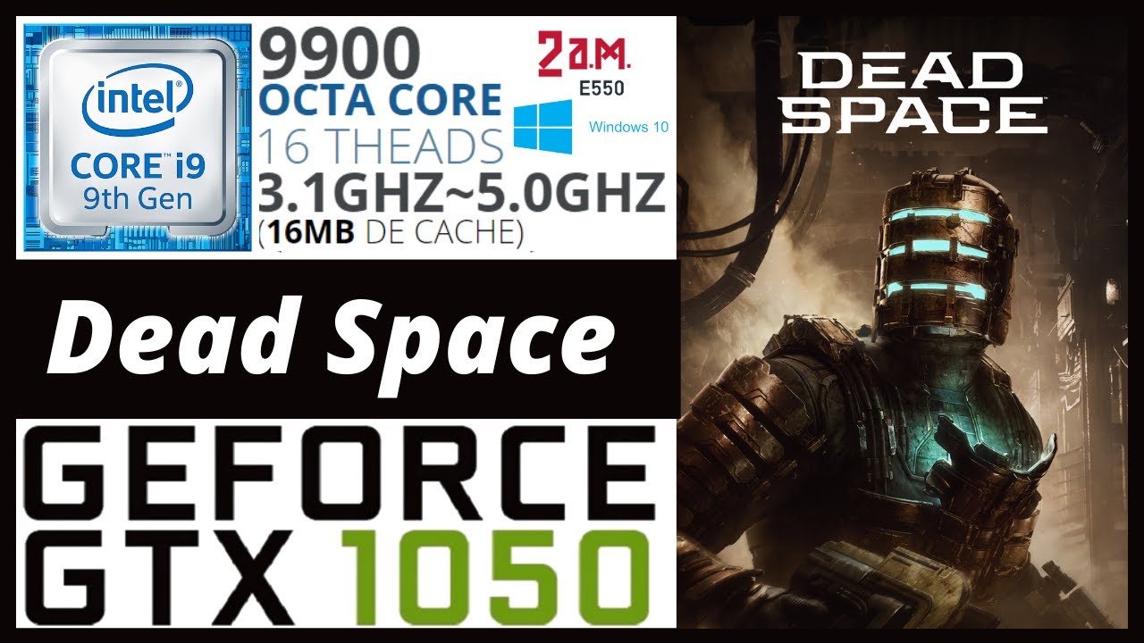 Dead Space Remake, teste em Português PT-BR! GeForce 1050 (3GB ...
