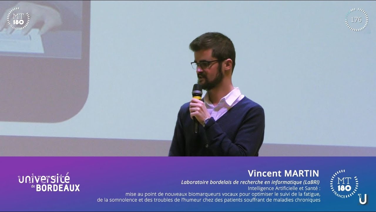 MT180s 2020 : Vincent MARTIN, finaliste de l’université de Bordeaux ...