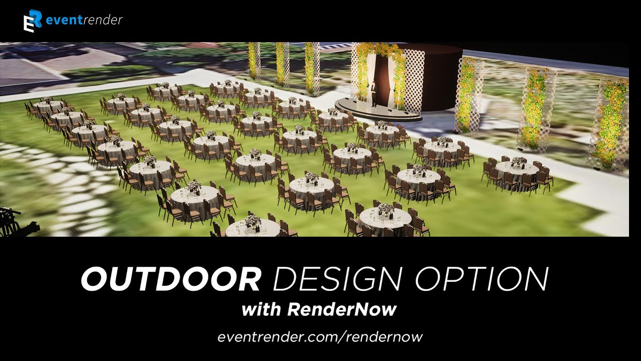How to Create an Outdoor Event Design - YouTube