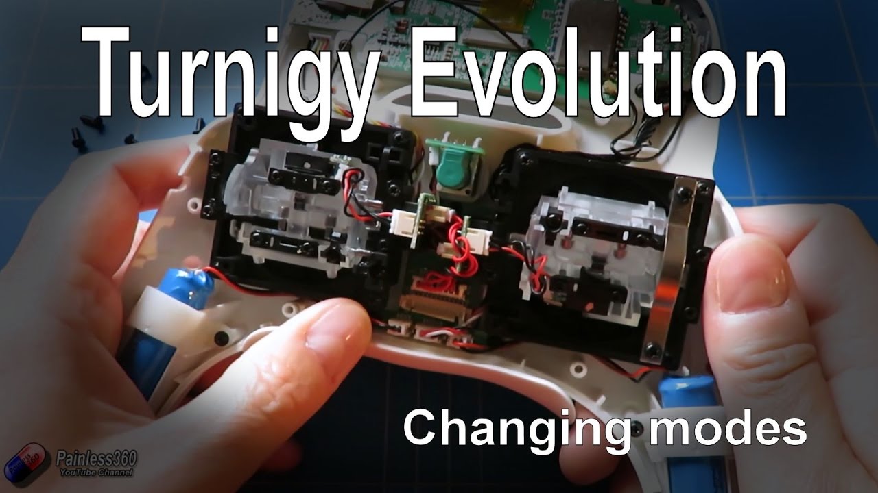 RC Quick Tips: Turnigy Evolution: Swapping Mode 1 and 2 - YouTube