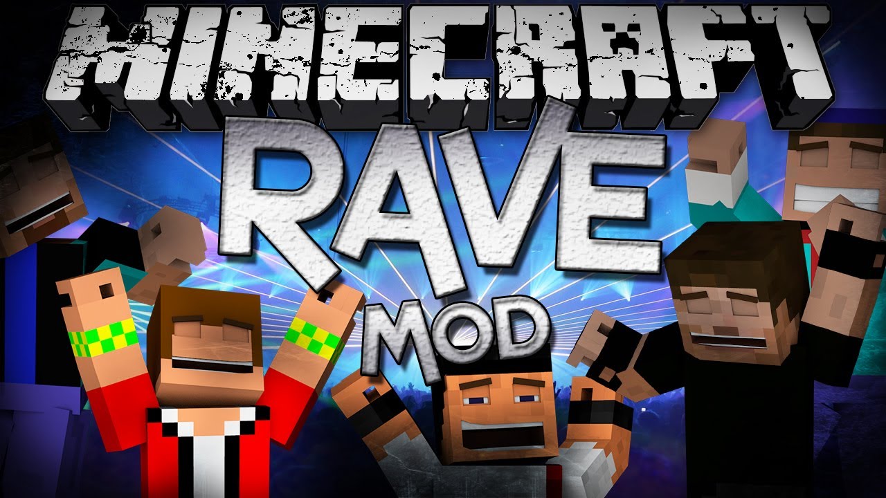 Minecraft Mod Showcase: Rave Mod - Dance Mode Enabled! - YouTube