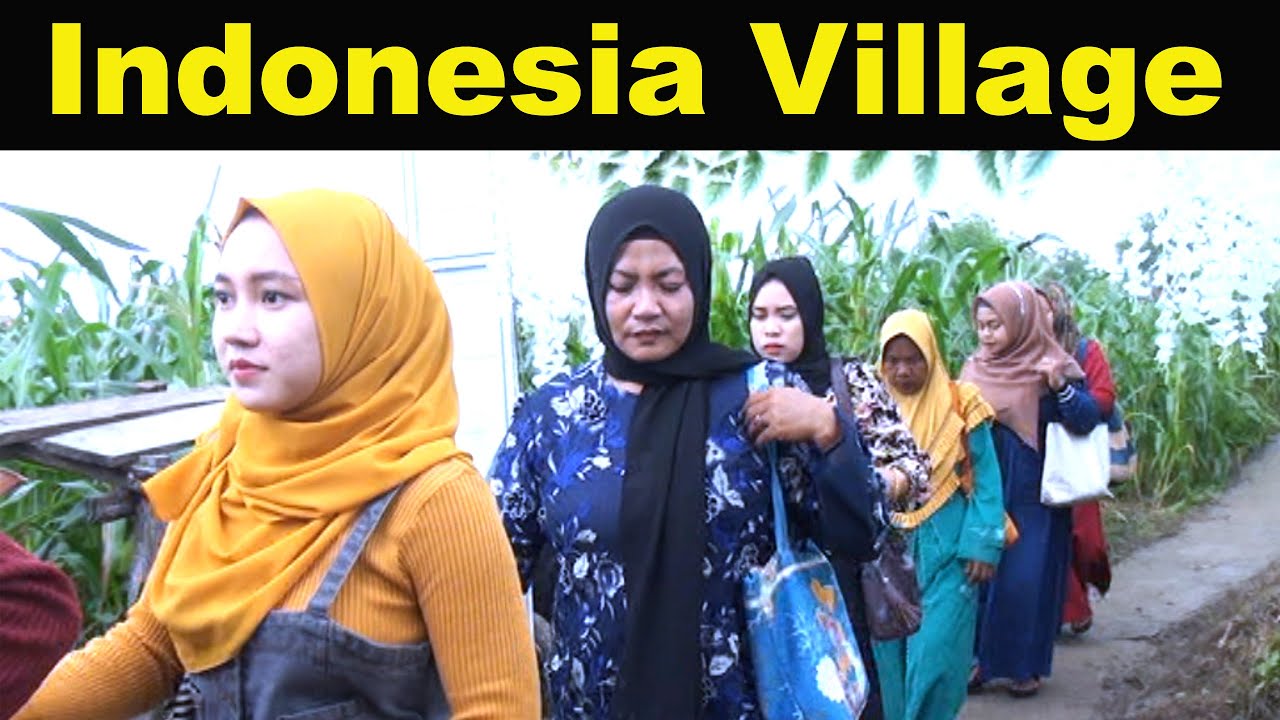 indonesian muslim village life - YouTube