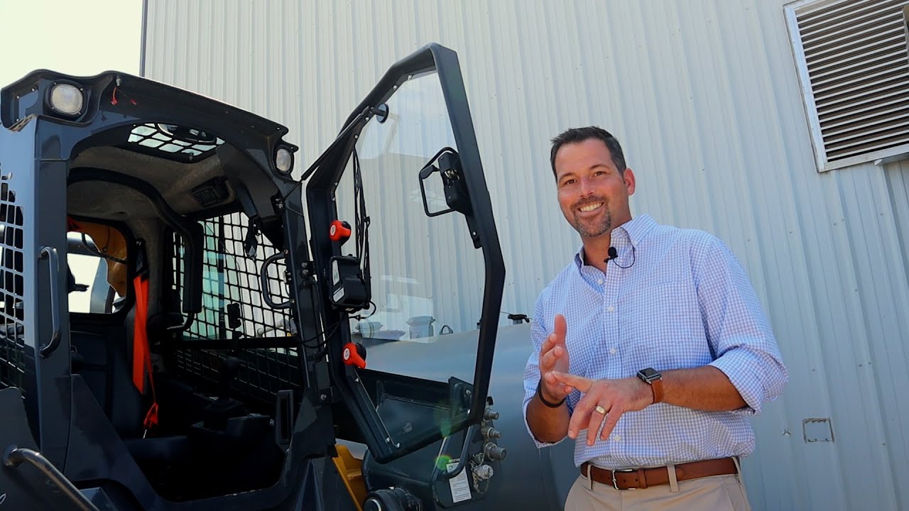 Perry Co Severe Duty Door for John Deere G Series Track Loader - YouTube