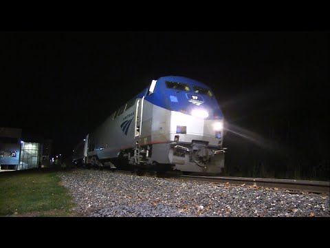 Amtrak Station at Night - YouTube