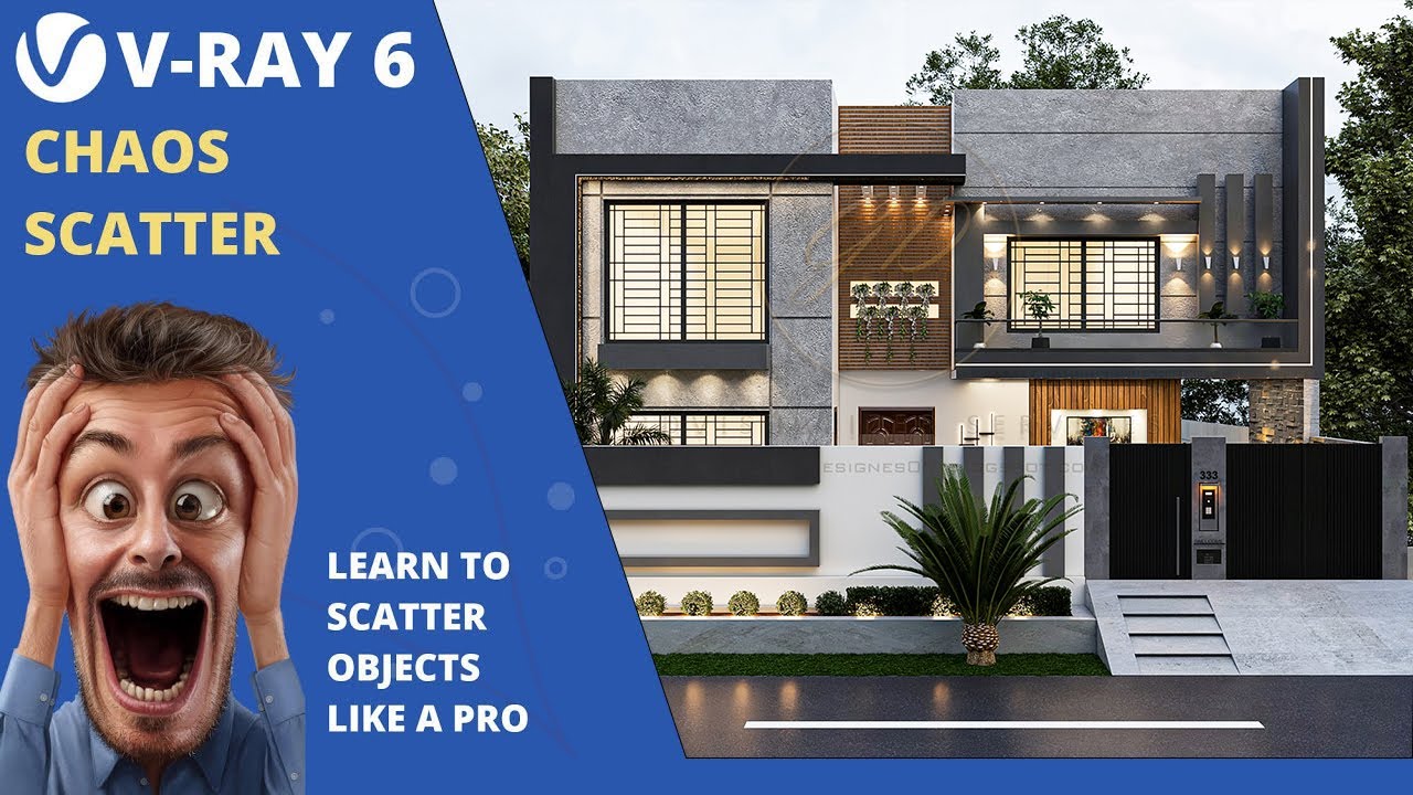 V-Ray 6 Scatter | Chaos Scatter | Learn to Scatter Objects like a Pro ...